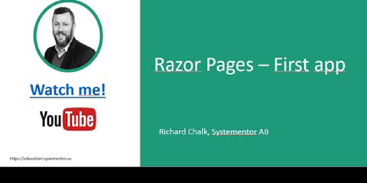 ASPCode.net - C# Web - Razor Pages Intro